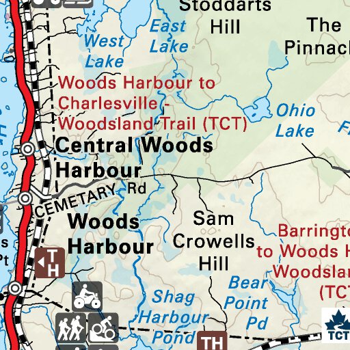 NSNS02 Barrington - Nova Scotia Topo Map by Backroad Mapbooks | Avenza Maps