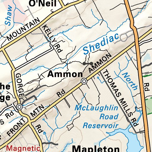 NBNB21 Moncton - New Brunswick Topo Map by Backroad Mapbooks | Avenza Maps