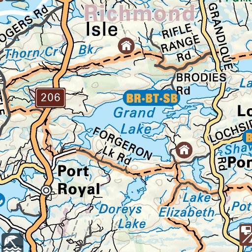 NSNS36 Canso - Nova Scotia Topo Map by Backroad Mapbooks | Avenza Maps