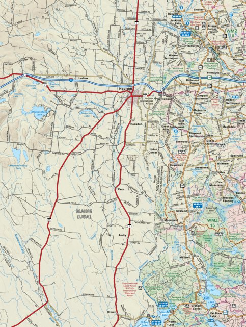 NBNB15 Eel River - New Brunswick Topo Map by Backroad Mapbooks | Avenza ...