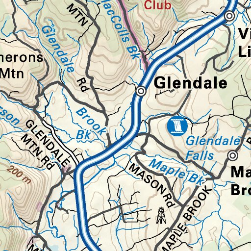 NSNS44 Port Hastings - Nova Scotia Topo Map by Backroad Mapbooks ...