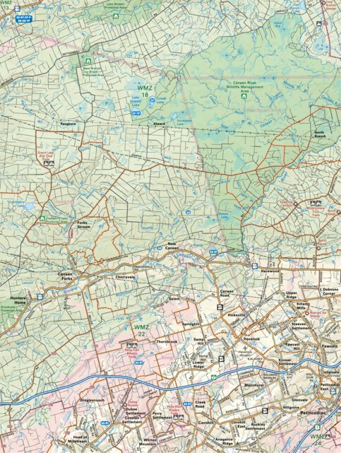 NBNB20 Petitcodiac - New Brunswick Topo Map by Backroad Mapbooks ...