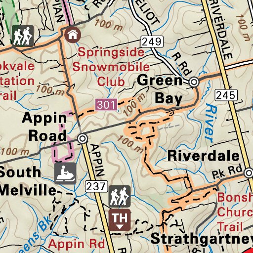 NBNB24 Borden-Carleton - New Brunswick Topo Map by Backroad Mapbooks ...