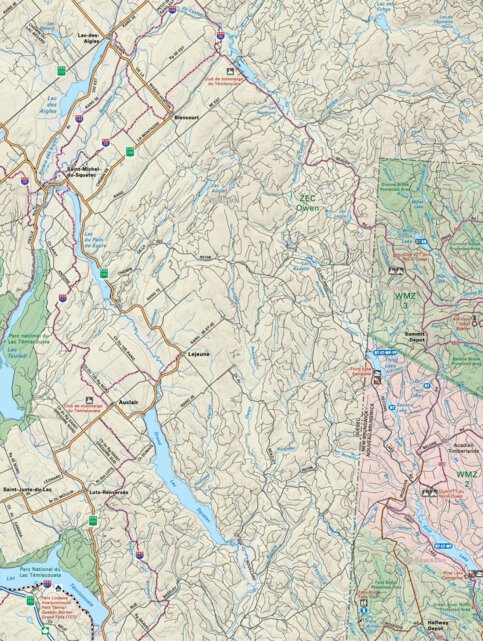 NBNB58 Summit Depot - New Brunswick Topo Map by Backroad Mapbooks ...