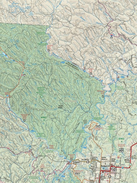 NBNB60 Kedgwick - New Brunswick Topo Map by Backroad Mapbooks | Avenza Maps
