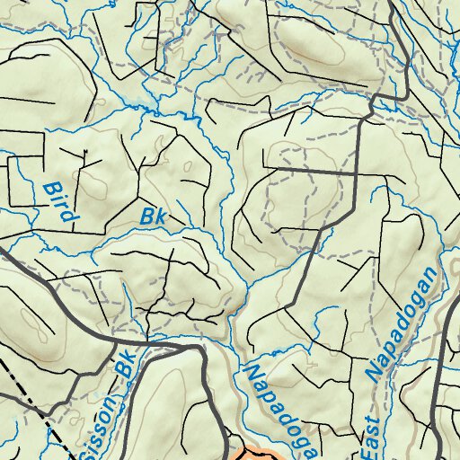 NBNB29 Napadogan - New Brunswick Topo Map by Backroad Mapbooks | Avenza ...