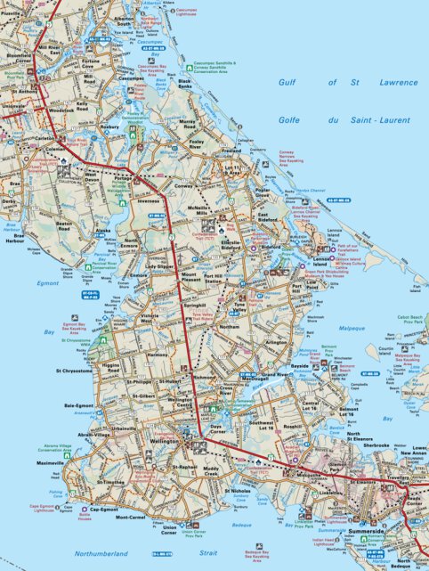 NBNB35 Summerside - New Brunswick Topo Map by Backroad Mapbooks ...