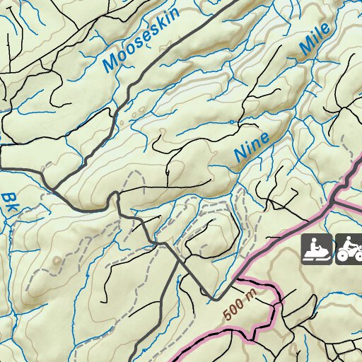 NBNB53 Mount Carleton - New Brunswick Topo Map by Backroad Mapbooks ...