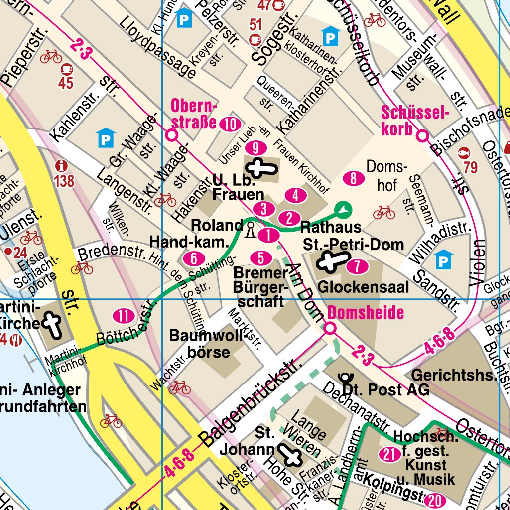 Citymap Bremen 2023 Map by Reise Know-How Verlag Peter Rump GmbH ...