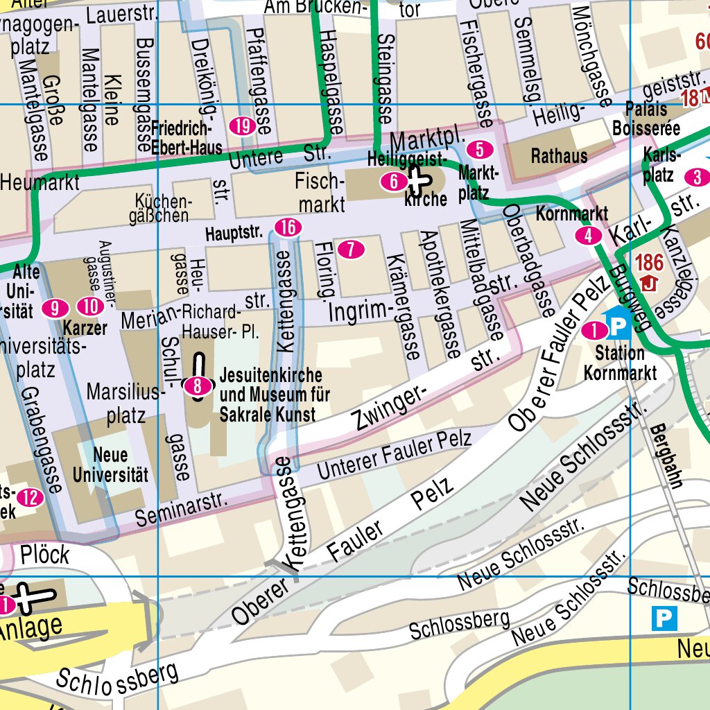 Citymap Heidelberg 2023 Map by Reise Know-How Verlag Peter Rump GmbH ...