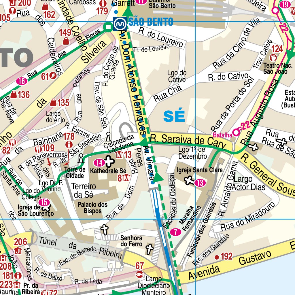 Citymap Porto 2023 Map by Reise Know-How Verlag Peter Rump GmbH ...