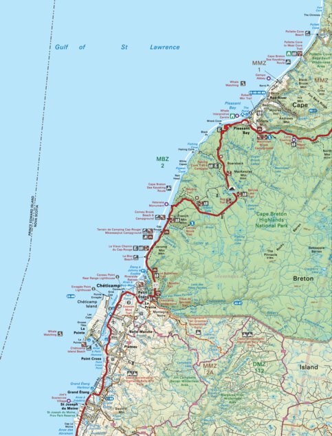 NSNS52 Cheticamp - Nova Scotia Topo Map by Backroad Mapbooks | Avenza Maps