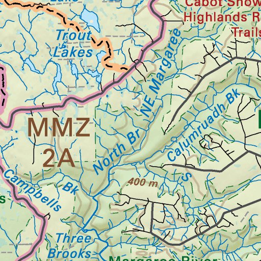 NSNS52 Cheticamp - Nova Scotia Topo Map by Backroad Mapbooks | Avenza Maps