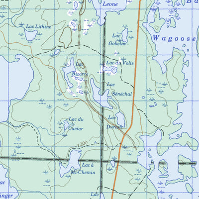 Réservoir Cabonga, QC (031N07 CanMatrix) Map by Natural Resources ...