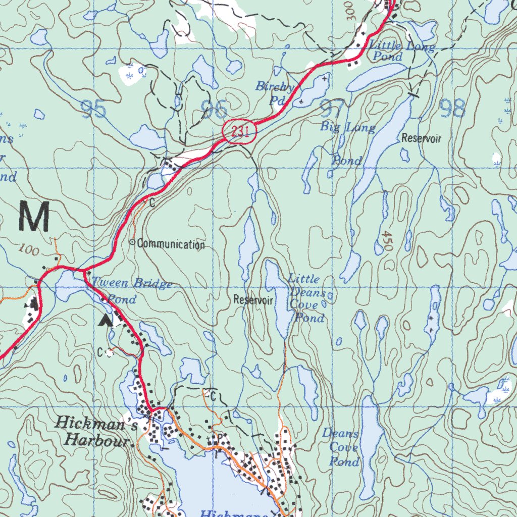 Random Island, NL (002C04 CanMatrix) Map by Natural Resources Canada ...