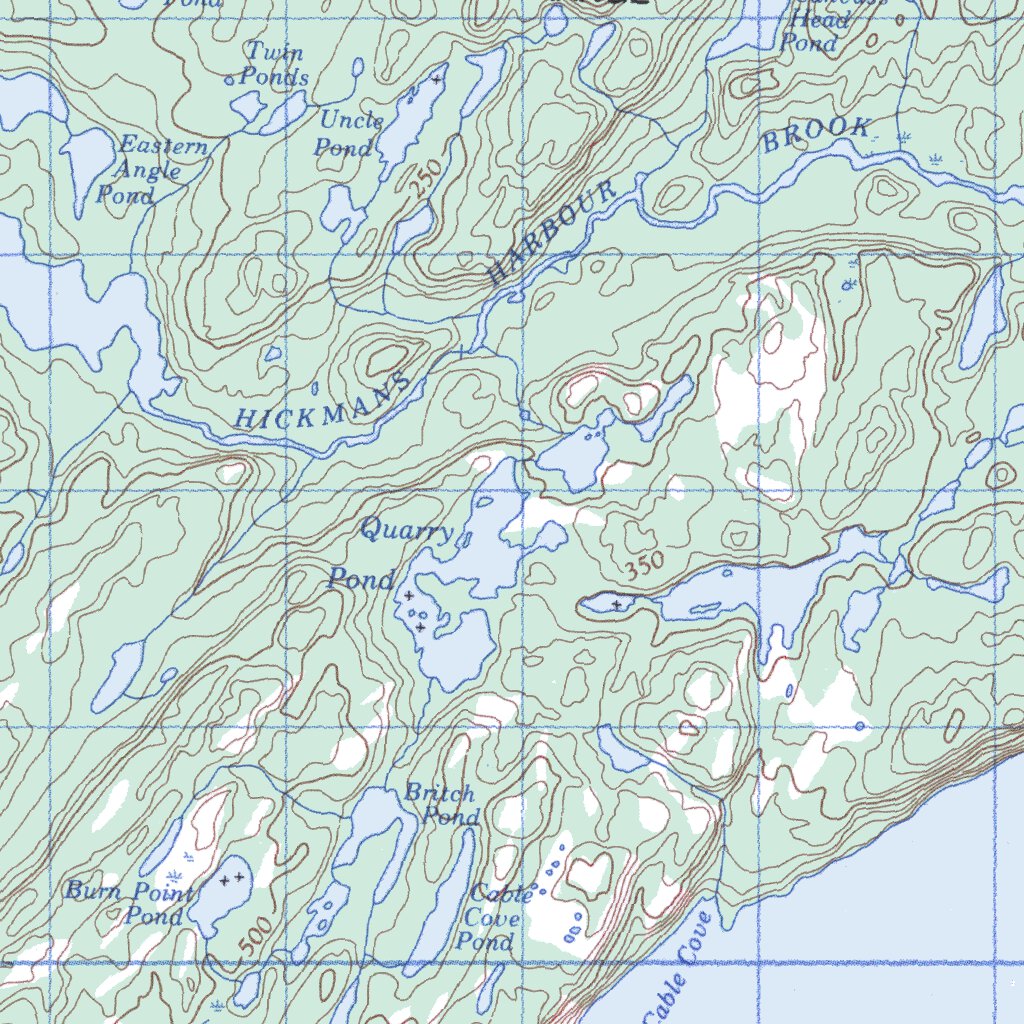 Random Island, NL (002C04 CanMatrix) Map by Natural Resources Canada ...