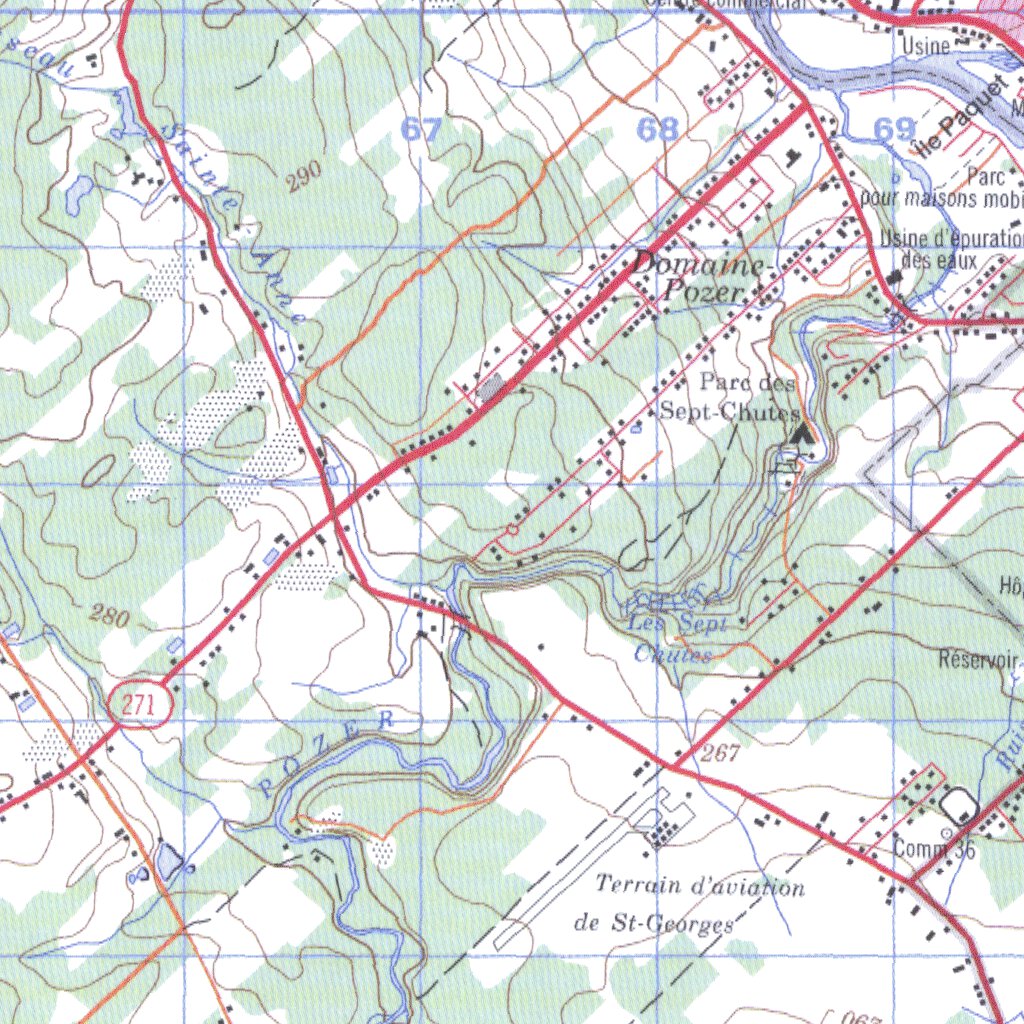 Beauceville, QC (021L02 CanMatrix) Map by Natural Resources Canada ...