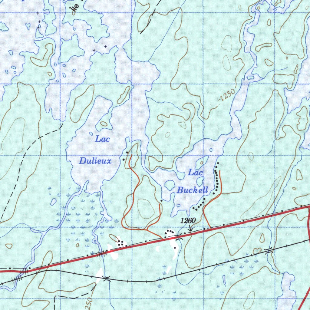 Chapais, QC (032G15 CanMatrix) Map by Natural Resources Canada | Avenza ...