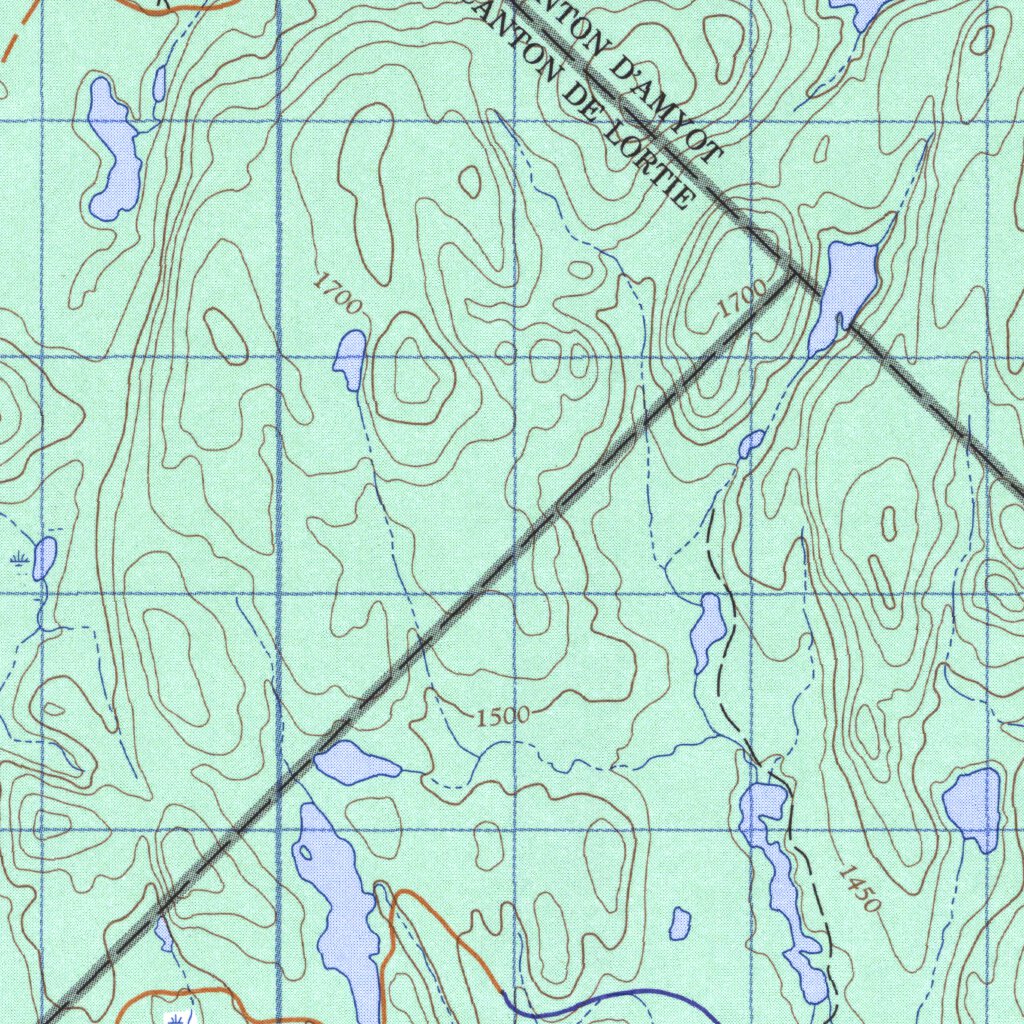 Lac Manouane, QC (031O09 CanMatrix) Map by Natural Resources Canada ...