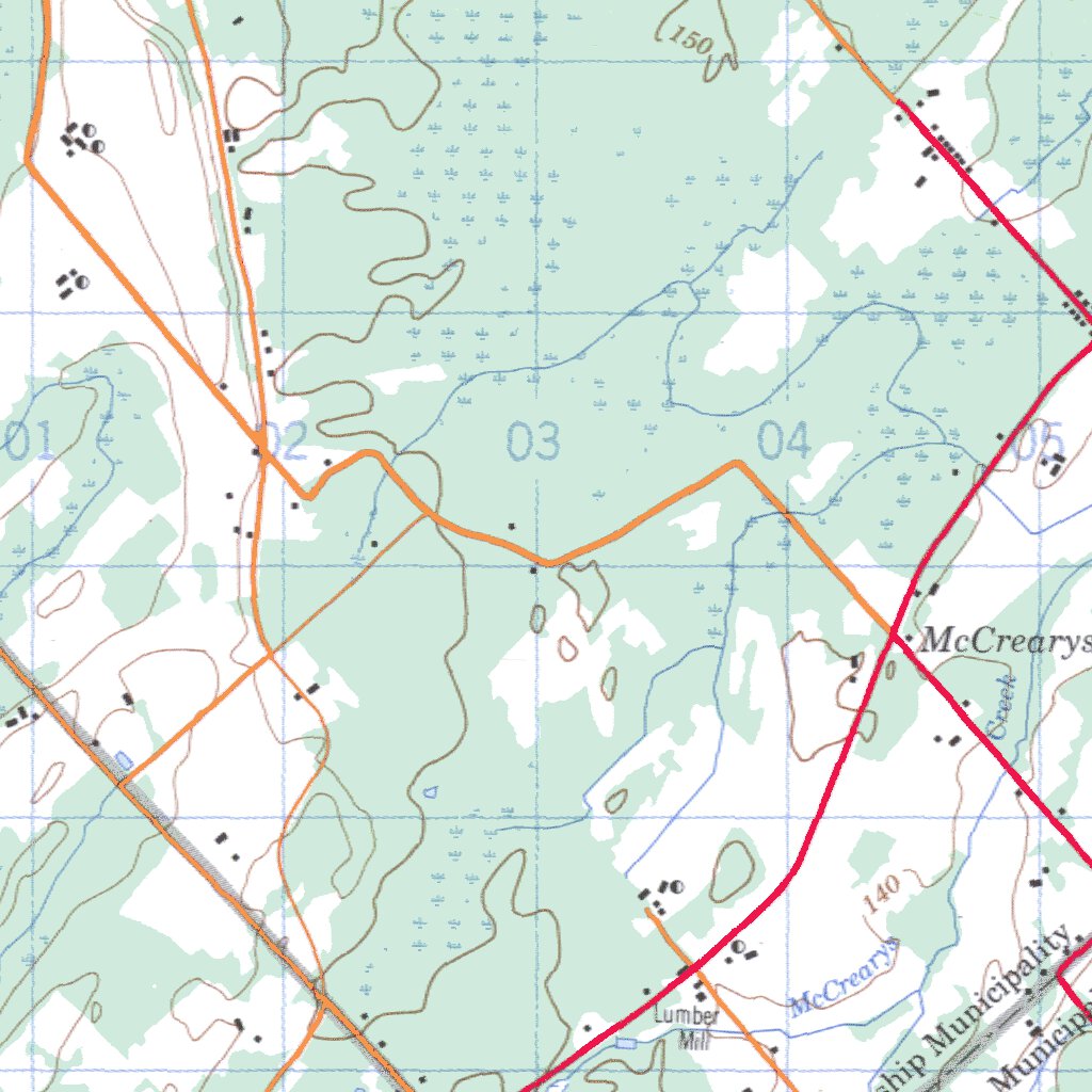Carleton Place, ON (031F01 CanMatrix) Map by Natural Resources Canada ...