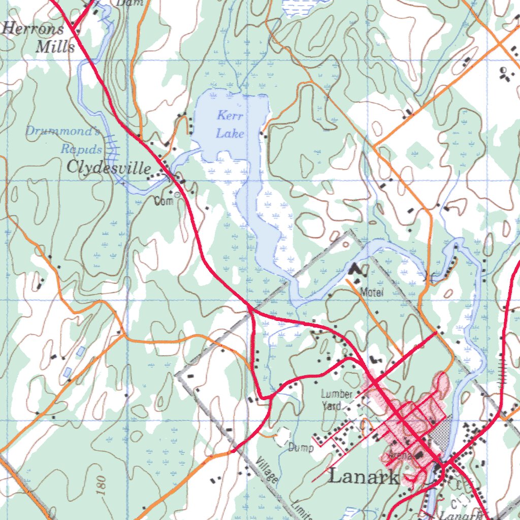 Carleton Place, ON (031F01 CanMatrix) Map by Natural Resources Canada ...