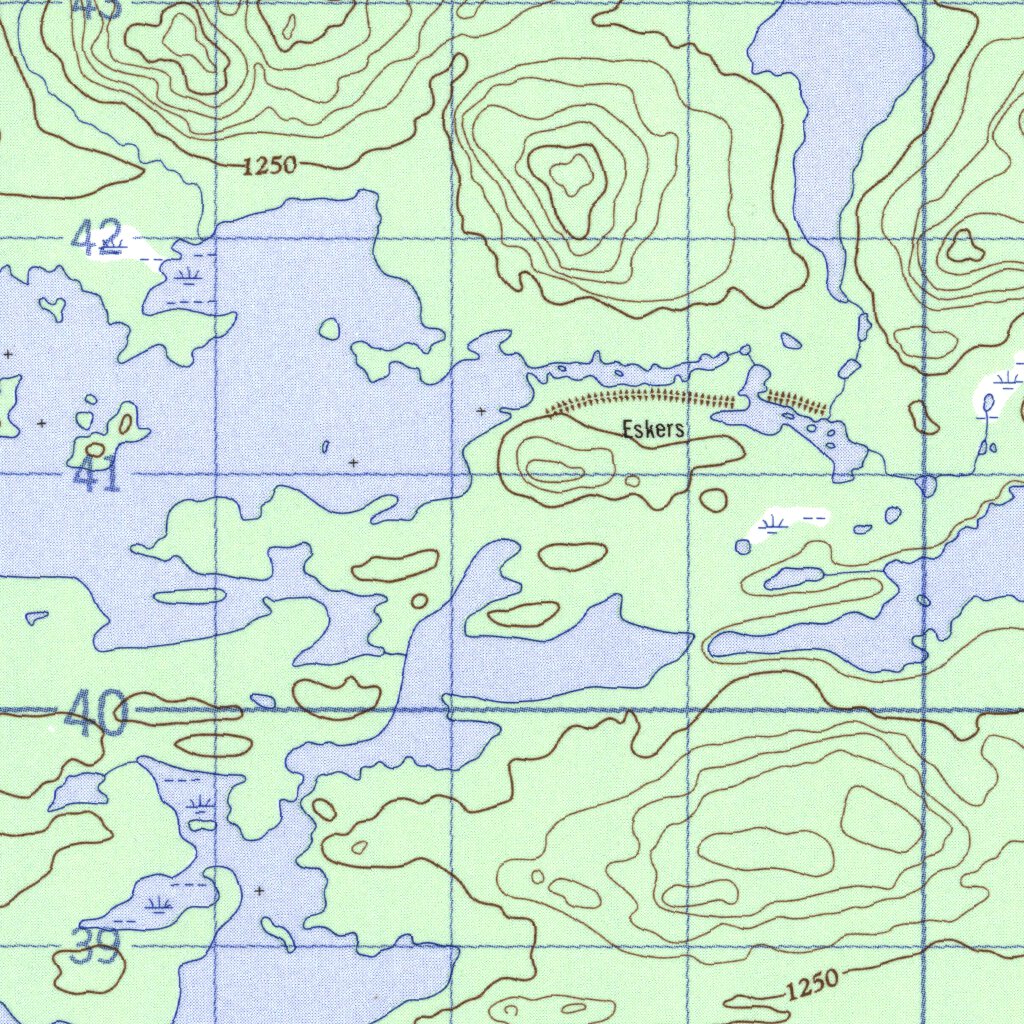 Anne Marie Lake, NL (013C10 CanMatrix) Map by Natural Resources Canada ...