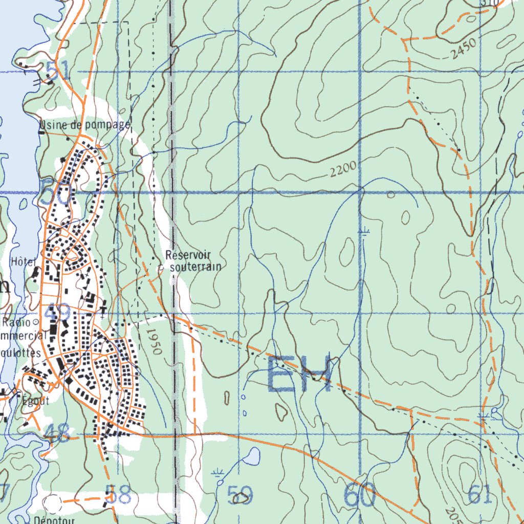 Lac Barbel, QC (022N16 CanMatrix) Map by Natural Resources Canada ...
