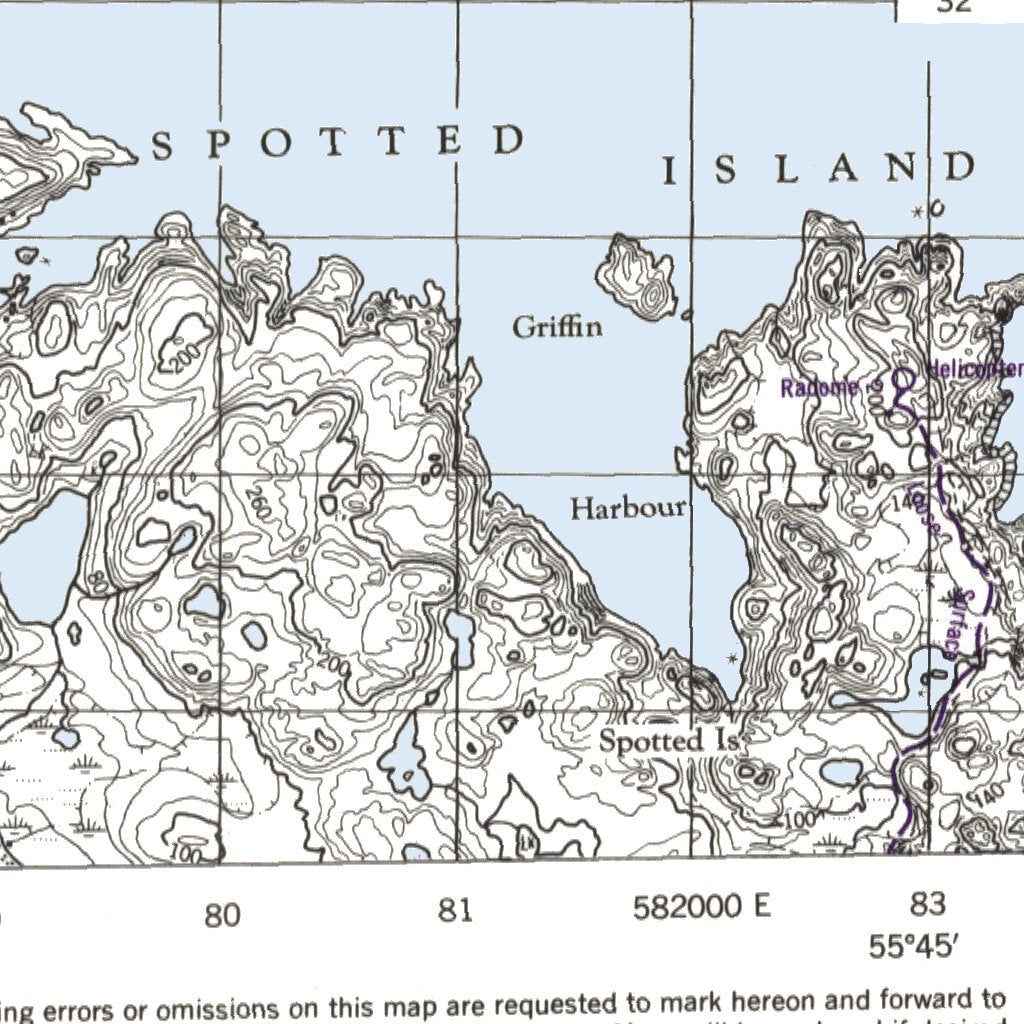 Ferret Islands, NL (003E12 CanMatrix) Map by Natural Resources Canada ...