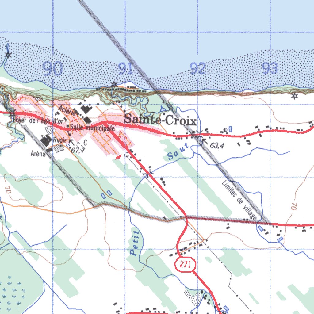 Portneuf, QC (021L12 CanMatrix) Map by Natural Resources Canada ...