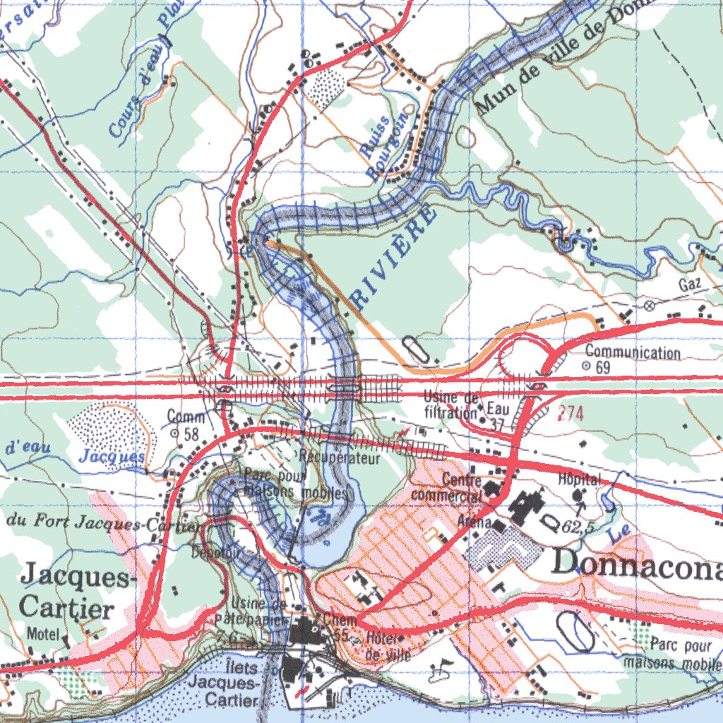Portneuf, QC (021L12 CanMatrix) Map by Natural Resources Canada ...