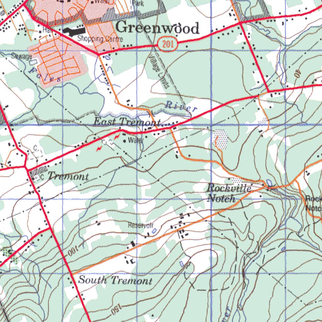 Gaspereau Lake, NS (021A15 CanMatrix) Map by Natural Resources Canada ...