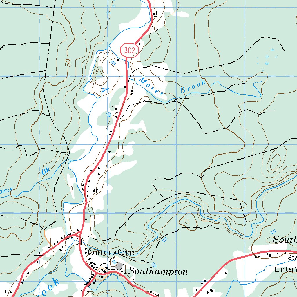 Springhill, NB (021H09 CanMatrix) Map by Natural Resources Canada ...