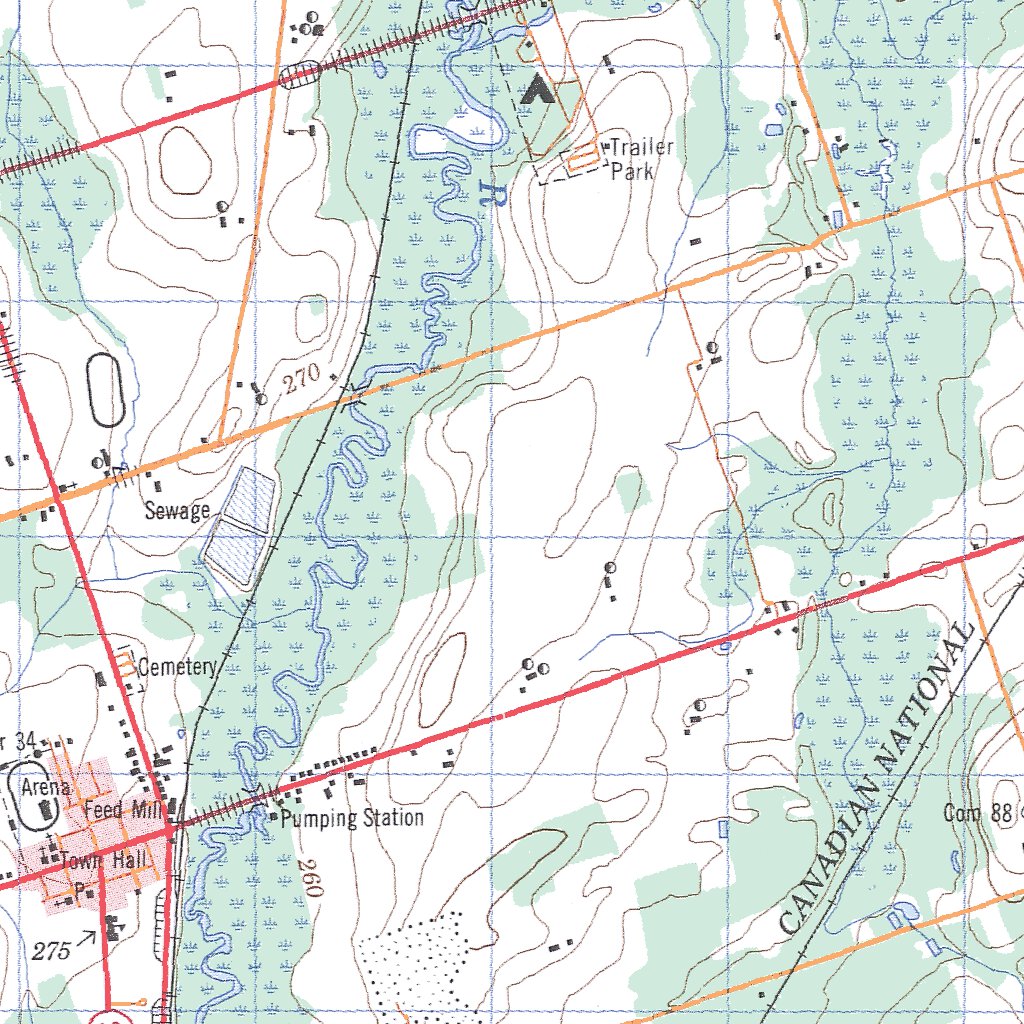 Beaverton, ON (031D06 CanMatrix) Map by Natural Resources Canada ...