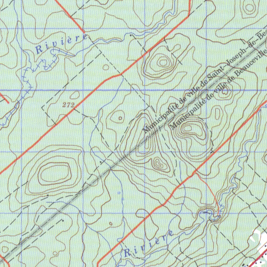 Saint-Joseph-De-Beauce, QC (021L07 CanMatrix) Map by Natural Resources ...