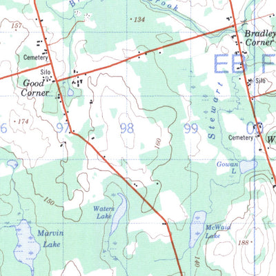 Florenceville, NB (021J05 CanMatrix) Map by Natural Resources Canada ...