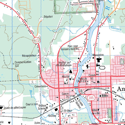 Amos, QC (032D09 CanMatrix) Map by Natural Resources Canada | Avenza Maps