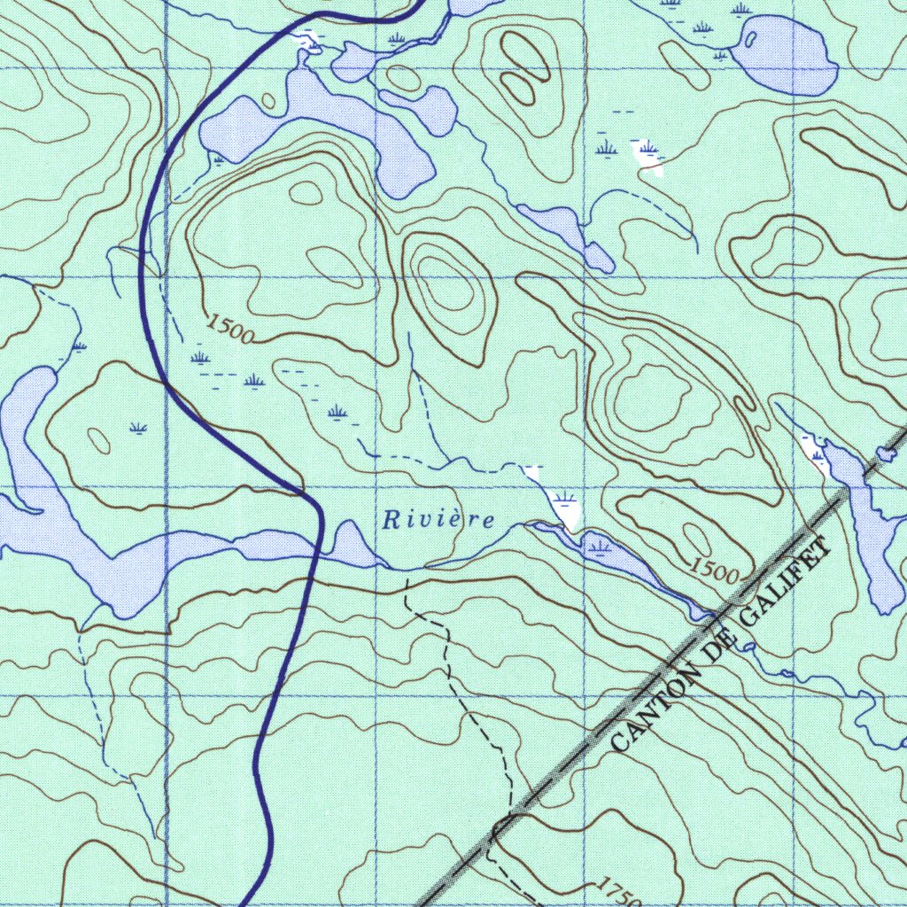 Lac Kempt, QC (031O08 CanMatrix) Map by Natural Resources Canada ...