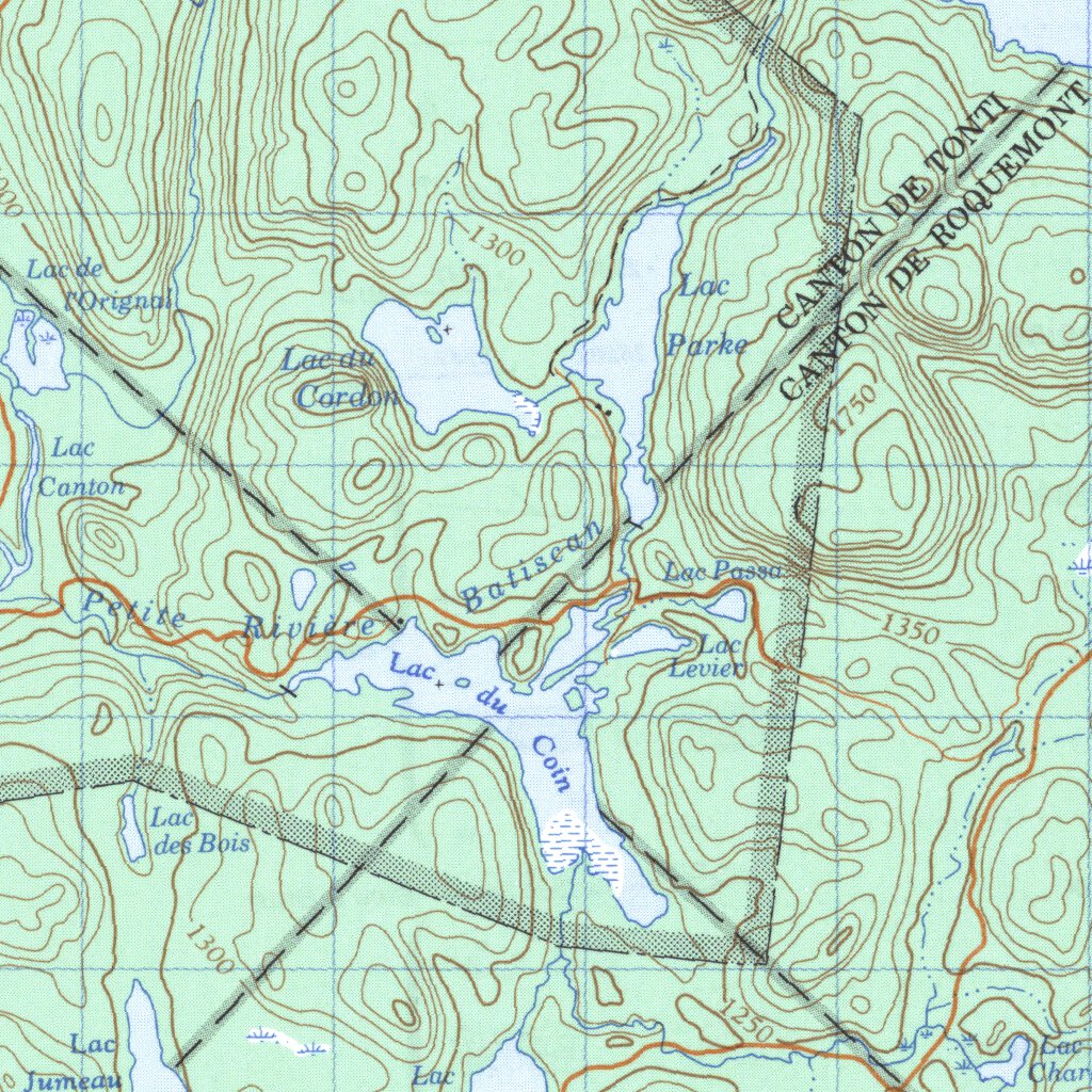 Talbot, QC (031P01 CanMatrix) Map by Natural Resources Canada | Avenza Maps
