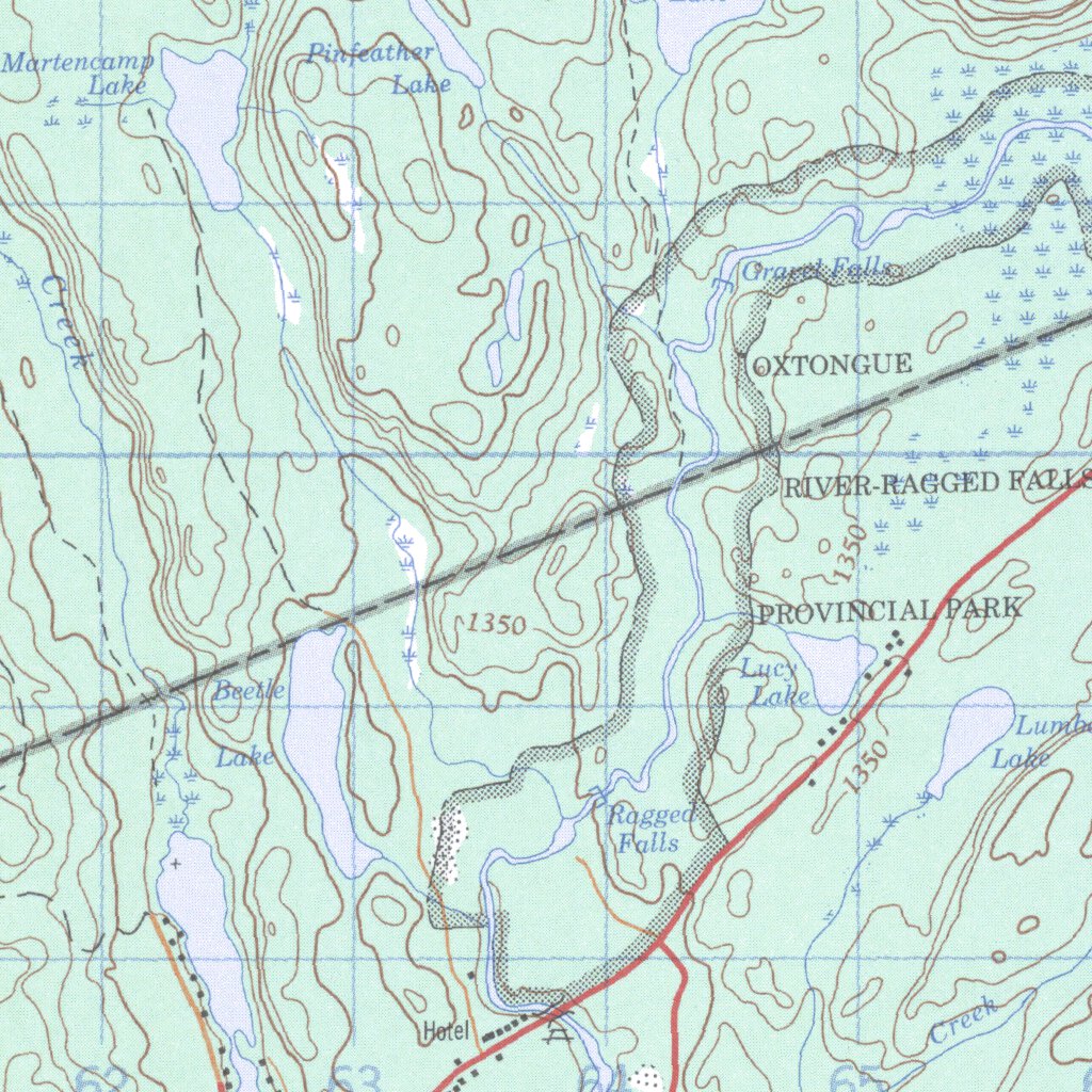 Kawagama Lake, ON (031E07 CanMatrix) Map by Natural Resources Canada ...