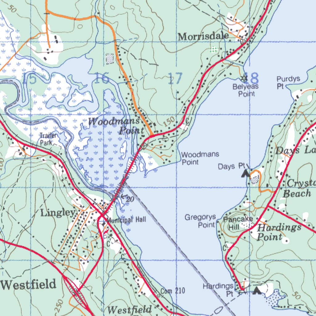Saint John, NB (021G08 CanMatrix) Map by Natural Resources Canada ...