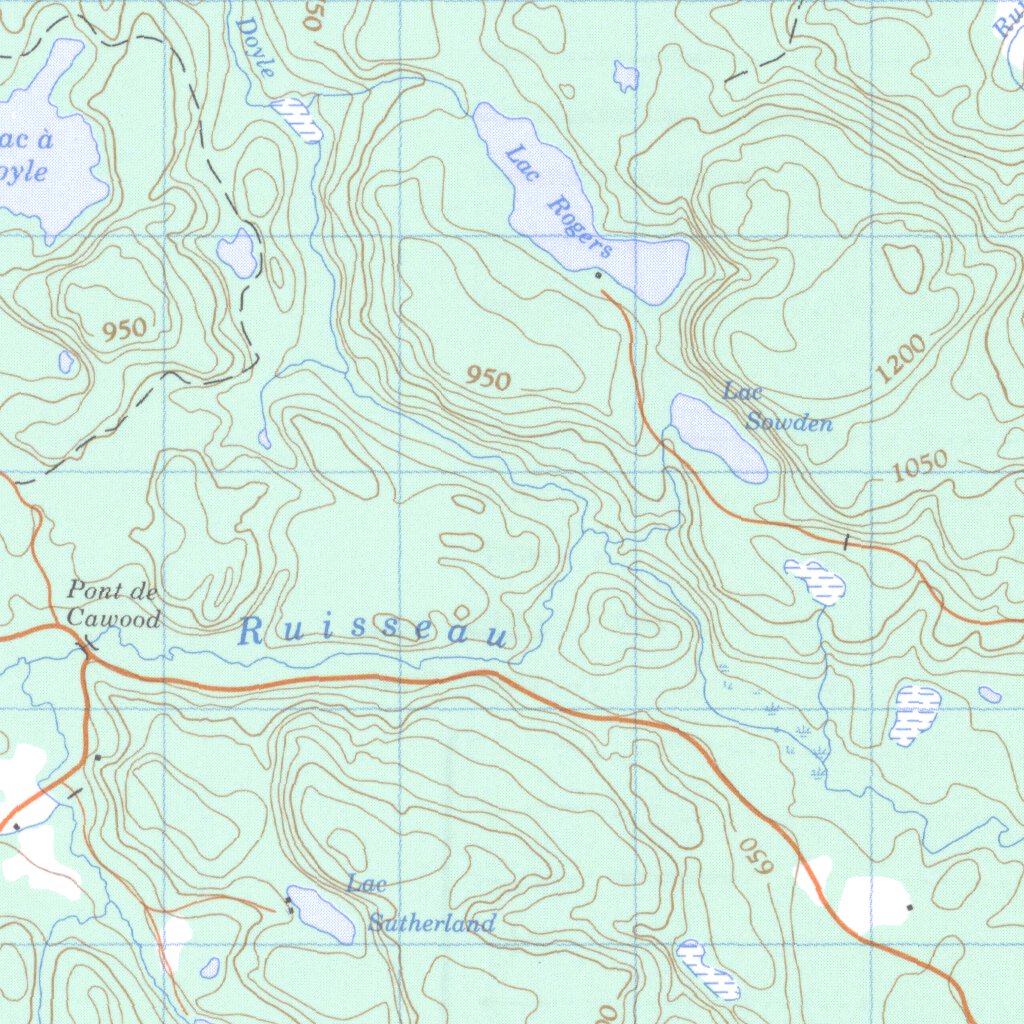 Kazabazua, QC (031F16 CanMatrix) Map by Natural Resources Canada ...