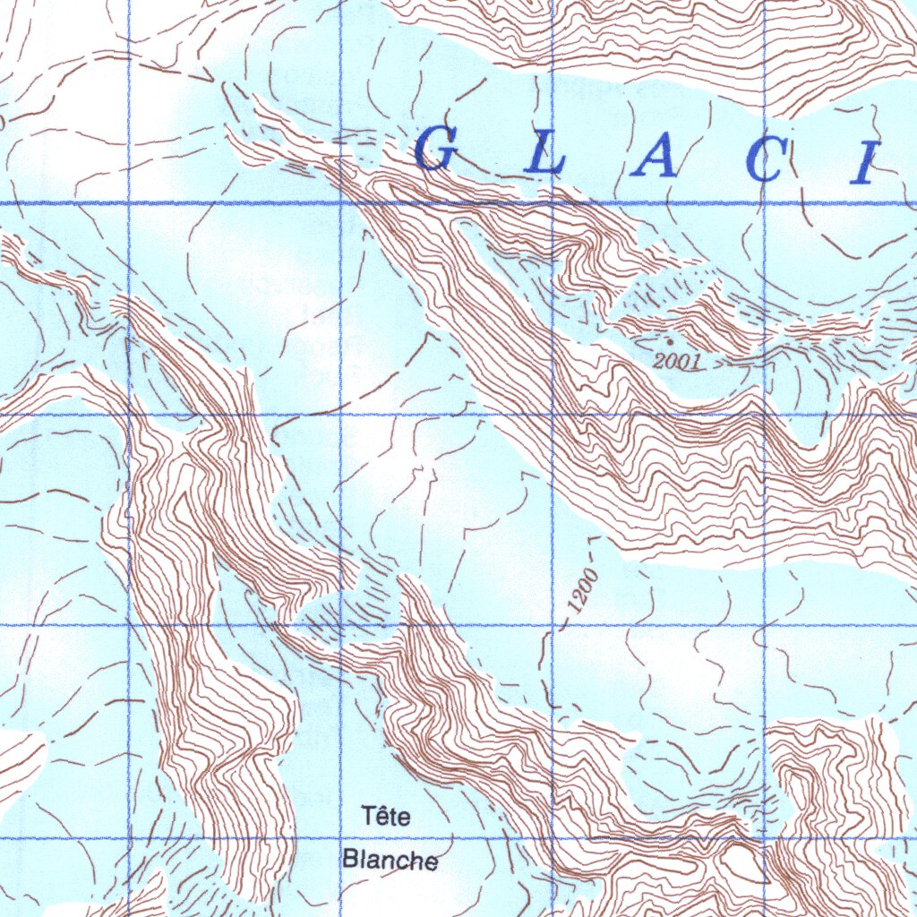 Tête Blanche, NU (026I14 CanMatrix) Map by Natural Resources Canada ...