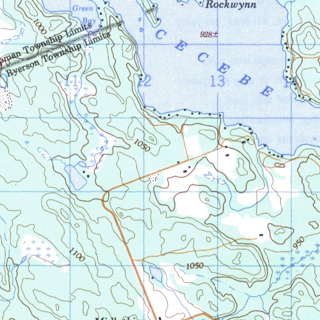 Magnetawan, ON (031E12 CanMatrix) Map by Natural Resources Canada ...
