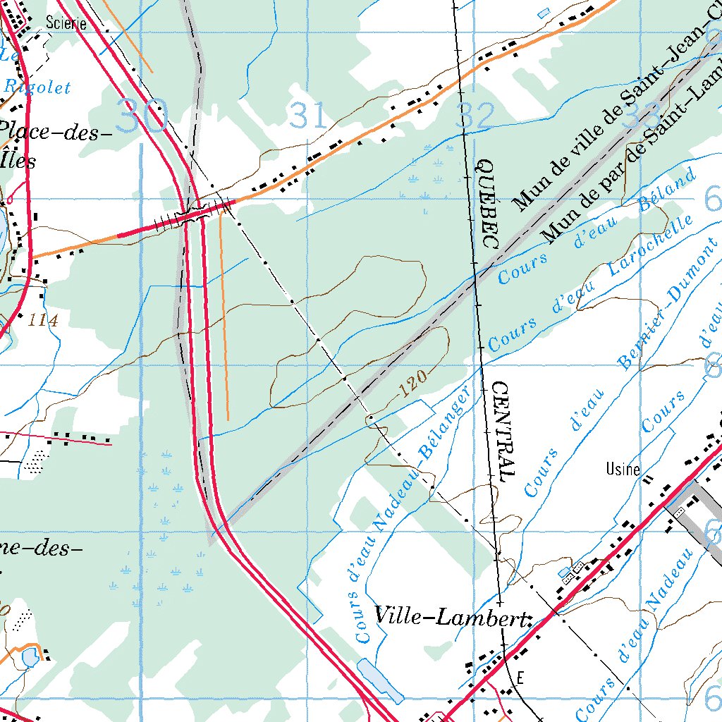 Charny, QC (021L11 CanMatrix) Map by Natural Resources Canada | Avenza Maps