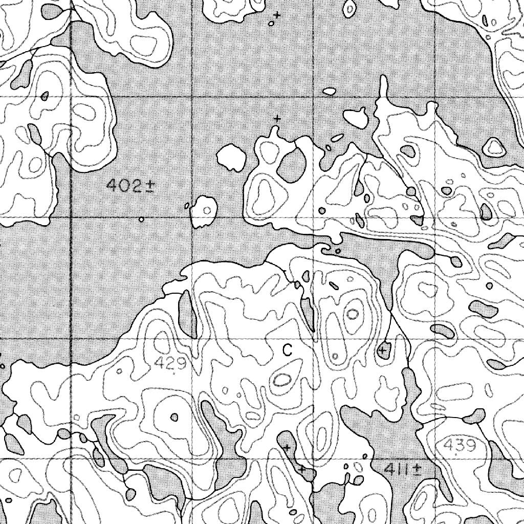 Lac Buet, QC (025D14 CanMatrix) Map by Natural Resources Canada ...