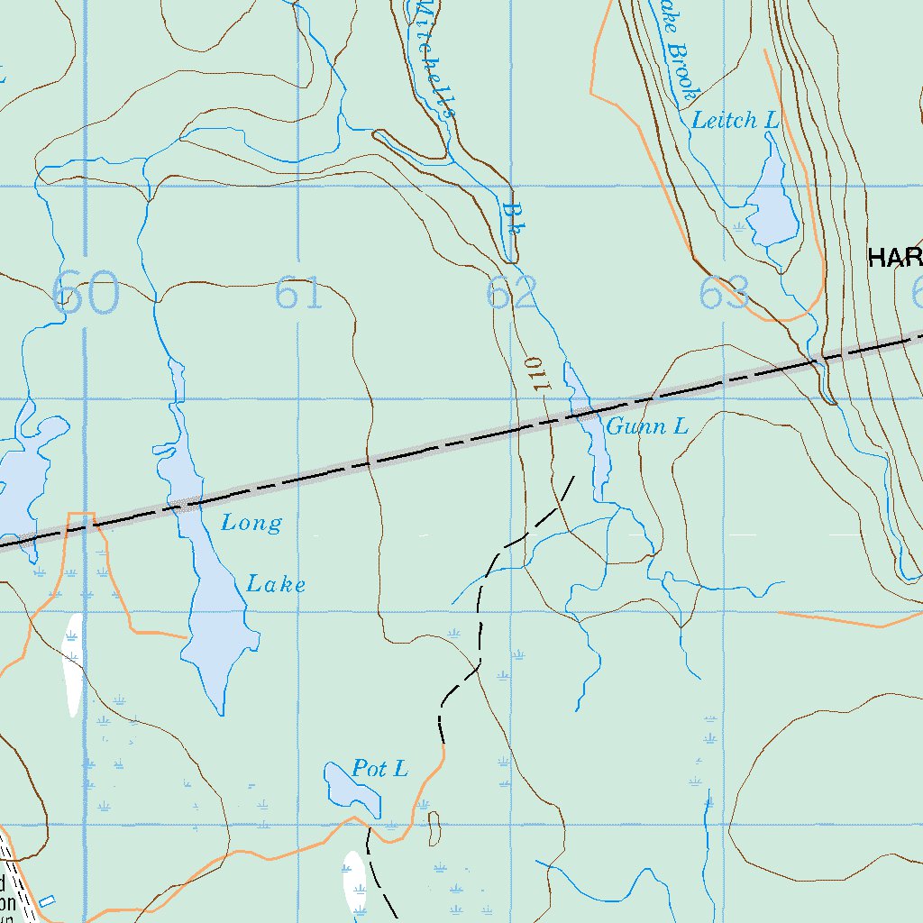 Lochaber, NS (011E08 CanMatrix) Map by Natural Resources Canada ...