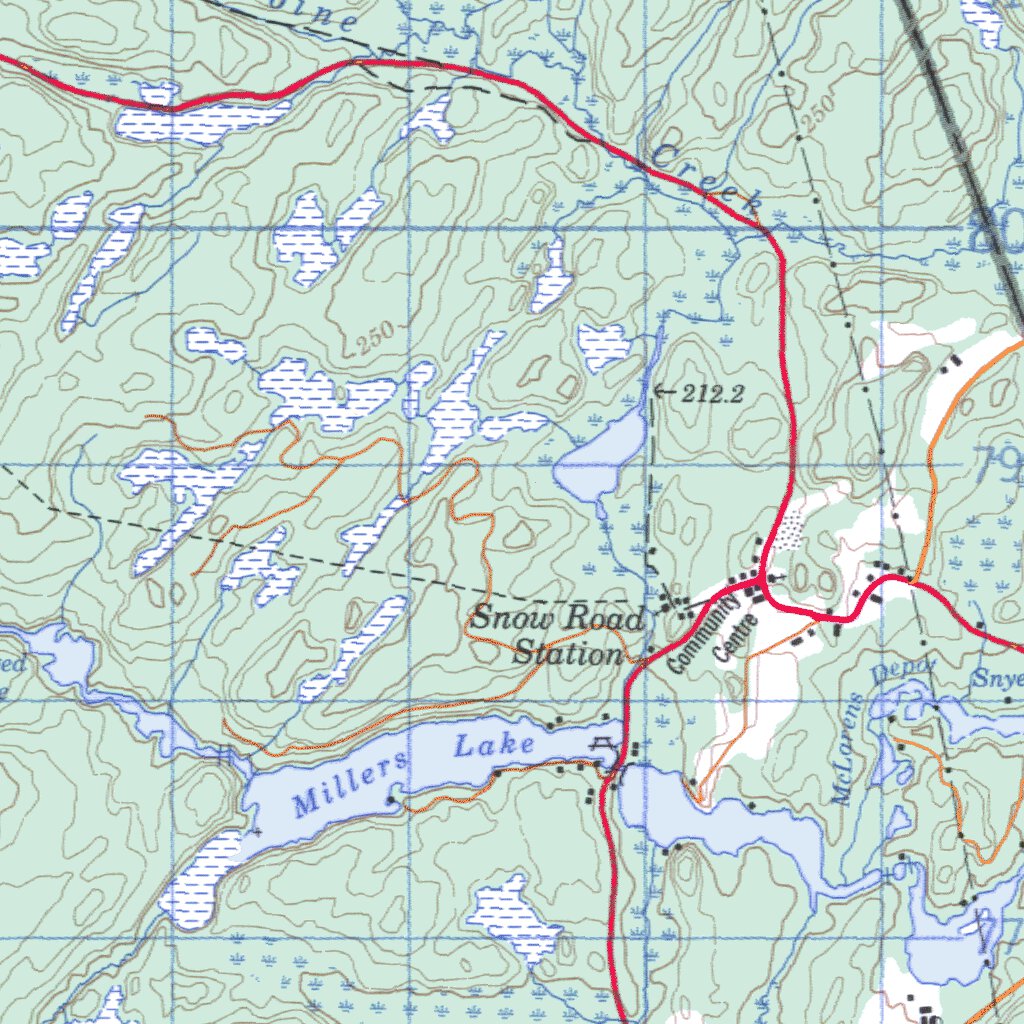 Sharbot Lake, ON (031C15 CanMatrix) Map by Natural Resources Canada ...