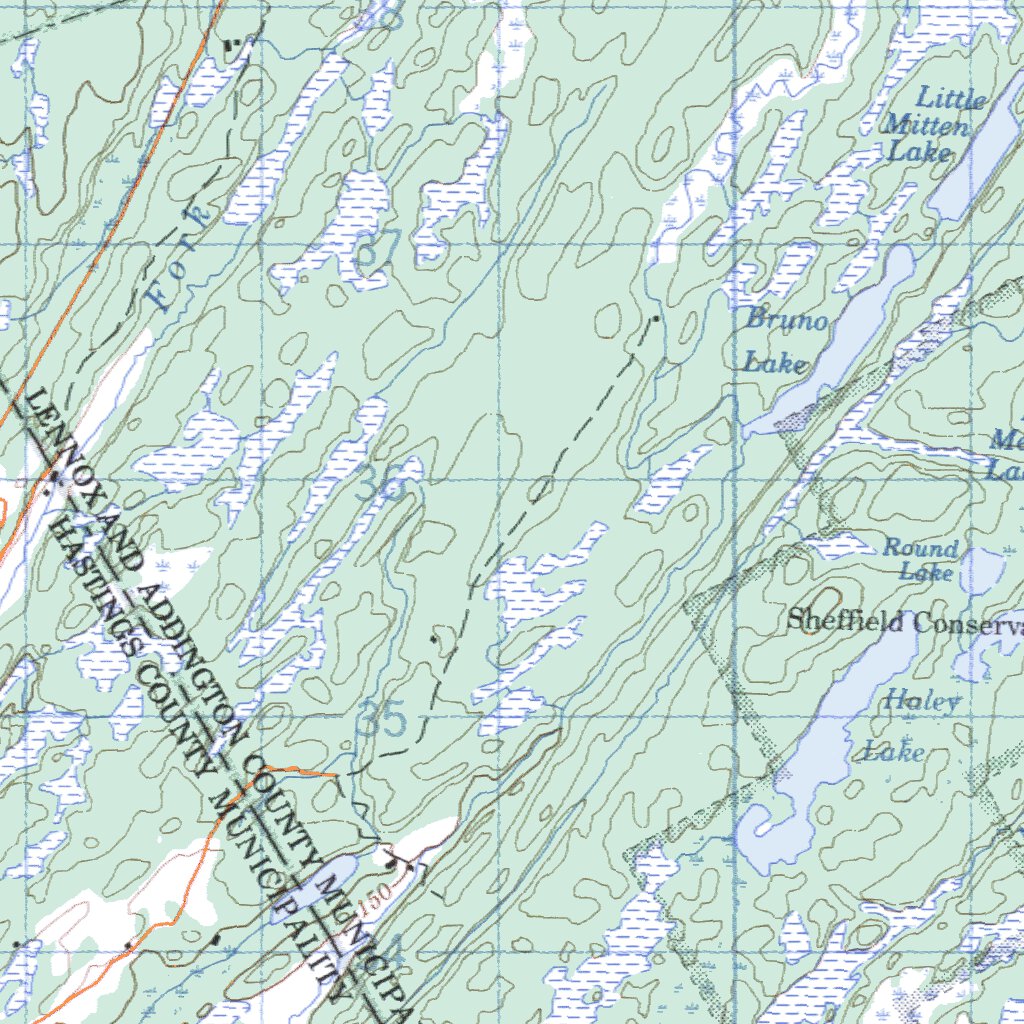 Kaladar, ON (031C11 CanMatrix) Map by Natural Resources Canada | Avenza ...