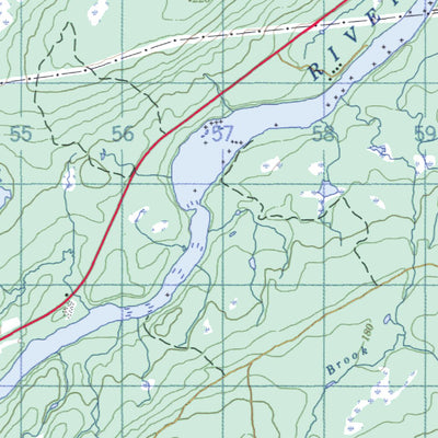 Badger, NL (012A16 CanMatrix) Map by Natural Resources Canada | Avenza Maps