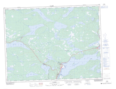 Gambo, NL (002D16 CanMatrix) Map by Natural Resources Canada | Avenza Maps